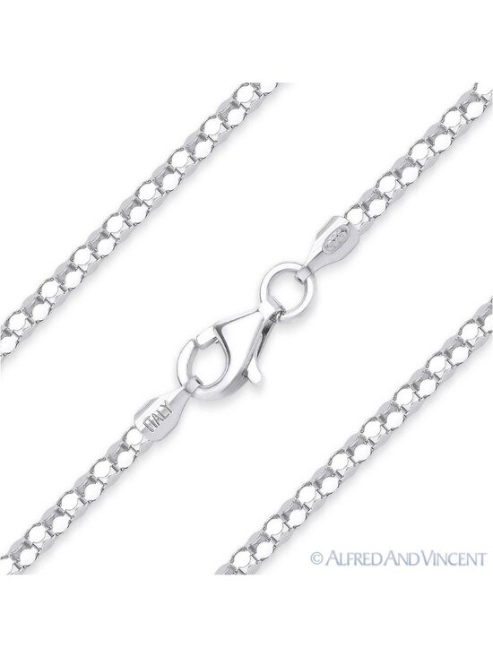 Alfred & Vincent | Jewelry | 2mm Coreana Link Italian Chain Necklace In ...